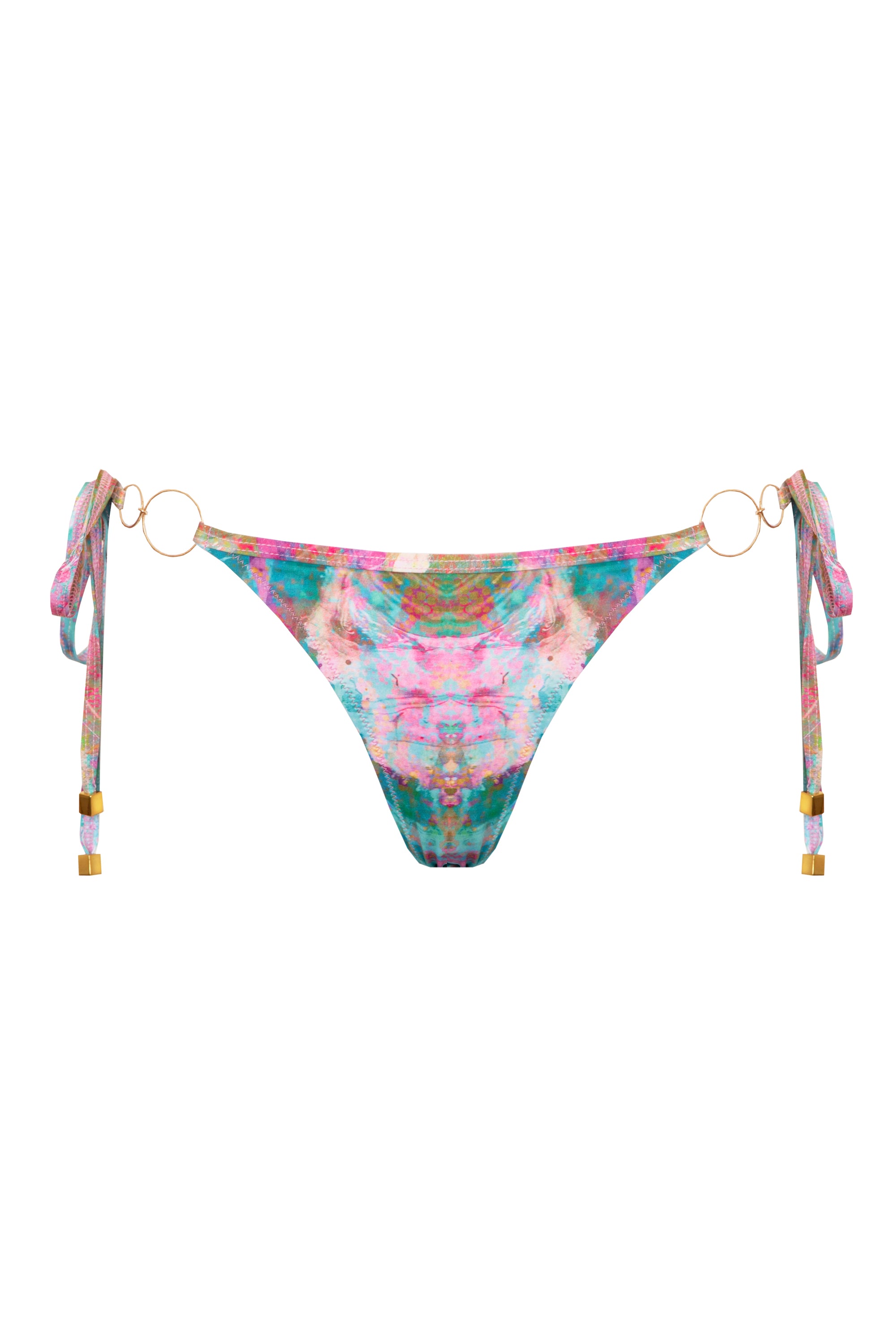 LIQUID RAINBOW TAHITI TIE BIKINI BOTTOM – Sophia Alexia