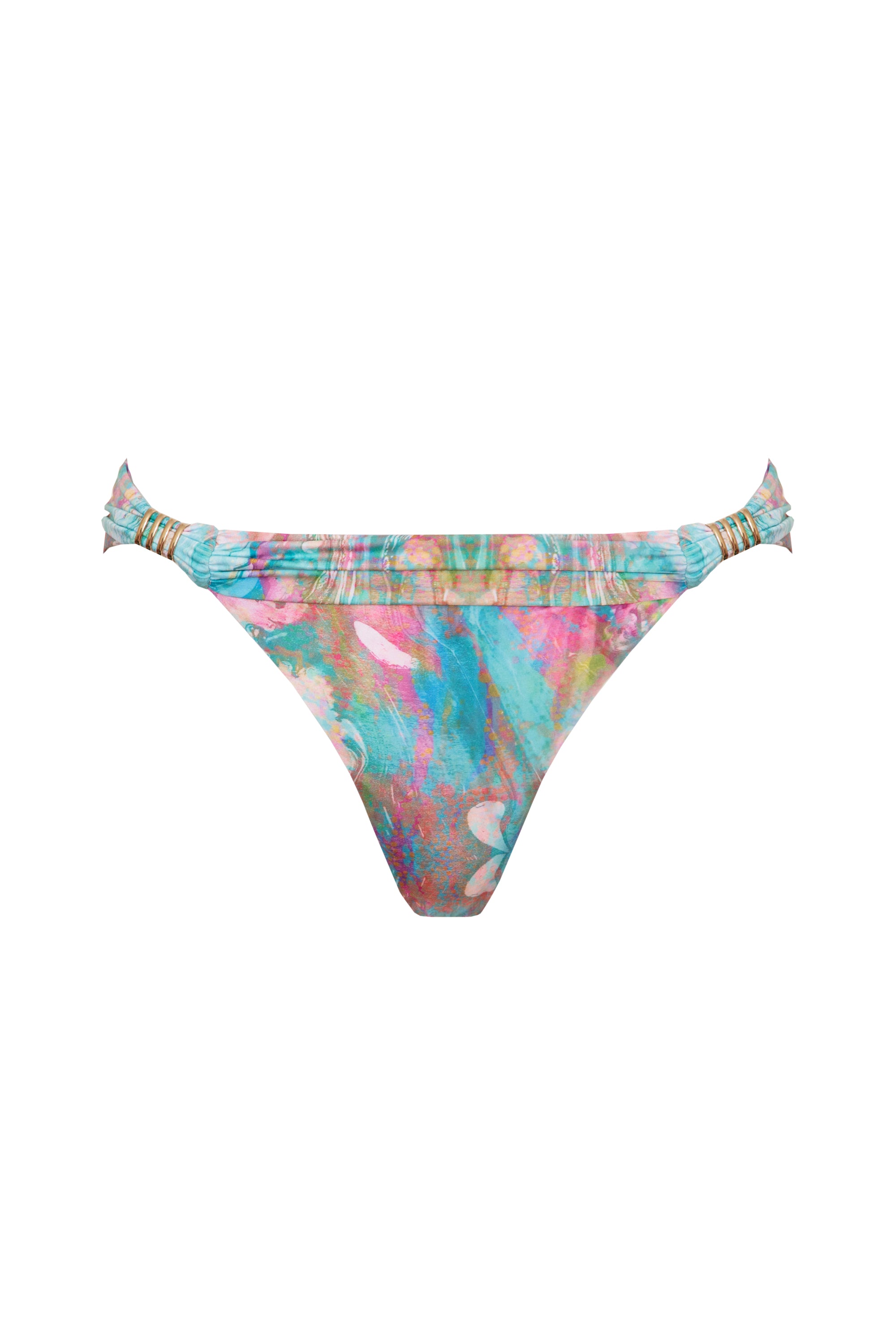 LIQUID RAINBOW FIJI FOLD OVER BIKINI BOTTOM – Sophia Alexia